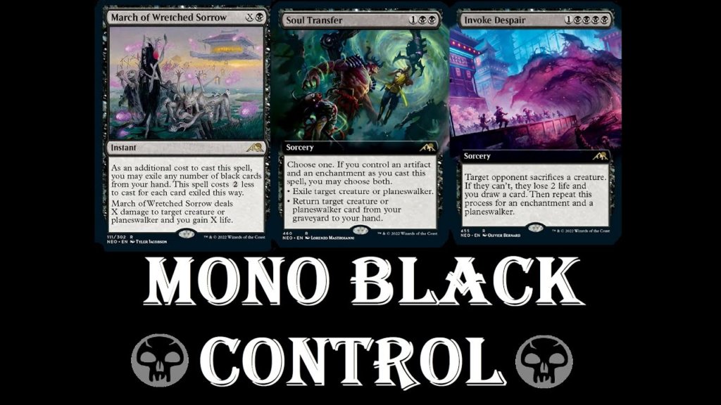 Mono Black Control | Kamigawa Neon Dynasty Alchemy | MTG Arena | MTG ...
