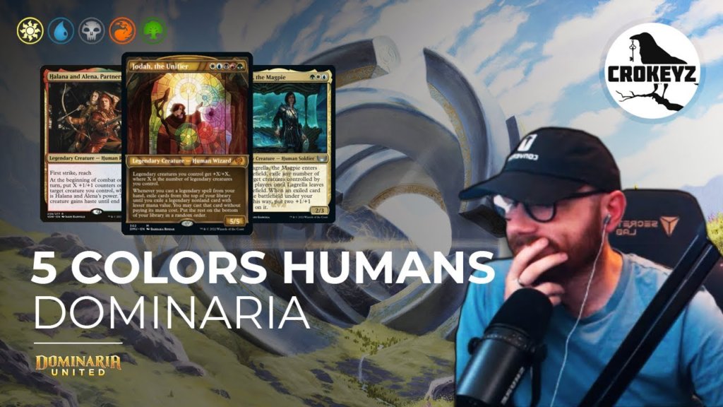 DOMINARIA RELEASE DAY | 5 Colors Humans Deck | Dominaria Standard ...