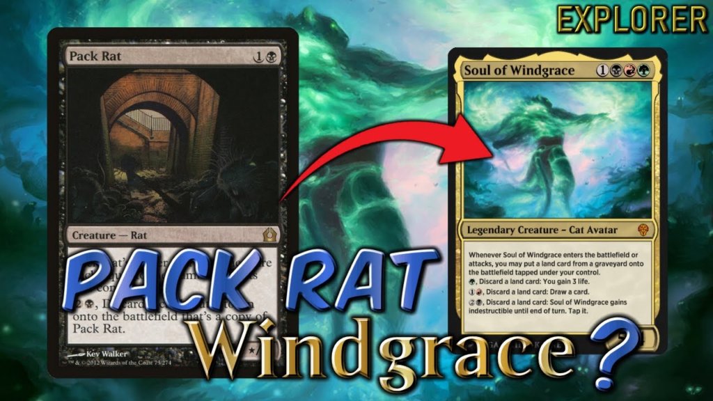 Pack Rat → Windgrace Gas! | Dominaria United | Explorer BO3 Ranked ...
