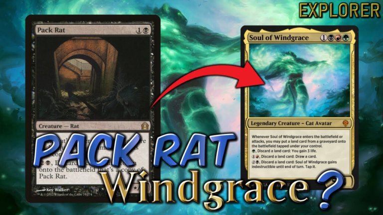 Pack Rat → Windgrace Gas! | Dominaria United | Explorer BO3 Ranked ...