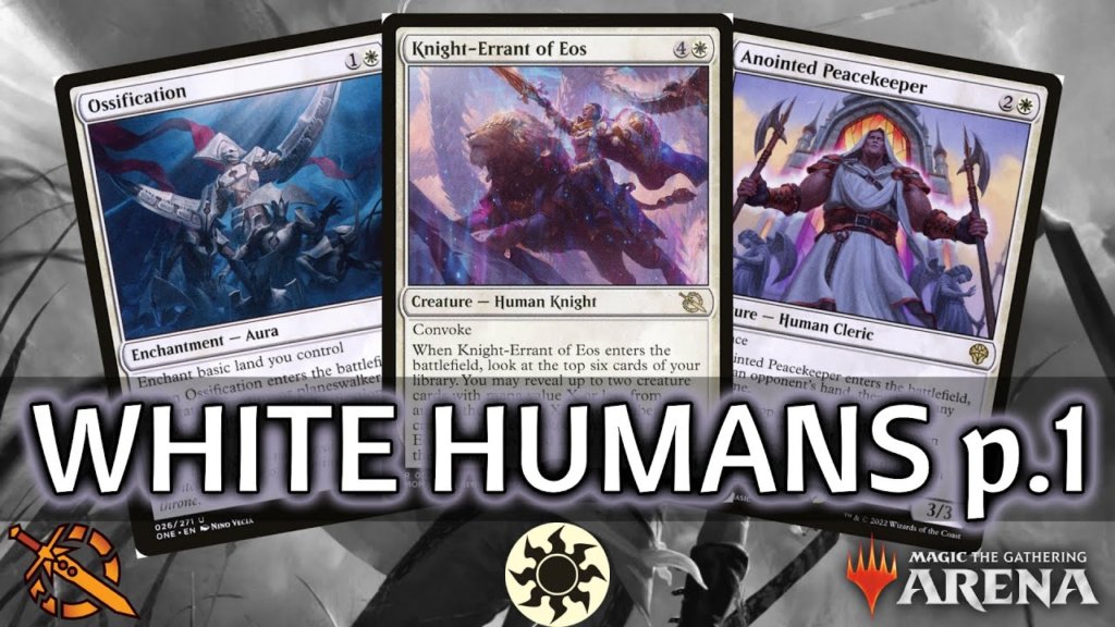 ⚪ Mono White Humans, 60% Win Rate, part 1 | MTG Arena | Explorer | BO3 ...