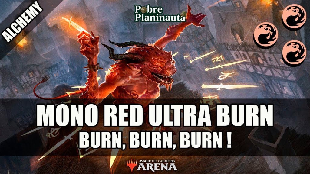 QUEIMANDO PONTOS DE VIDA – Mono Red Burn – MTG Arena Alchemy – LOTR ...