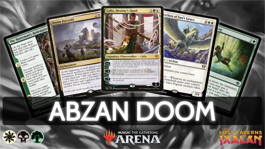 ⚪⚫🟢 Abzan Doom Foretold | MTG Arena | Explorer | BO3 |The Lost Caverns ...
