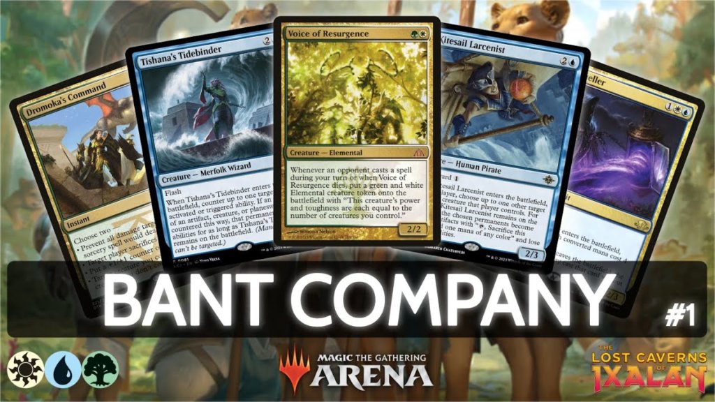 ⚪🔵🟢 Bant Company, part 1 | MTG Arena | Explorer | BO3 |The Lost Caverns ...