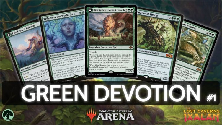 🟢 Mono Green Devotion, part 1 | MTG Arena | Explorer | BO3 |The Lost ...