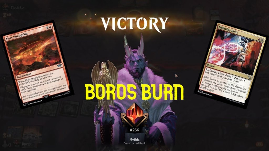 Alchemy M250 Boros Burn Deck Overview | MTG Arena | MTGアリーナデッキ保管庫