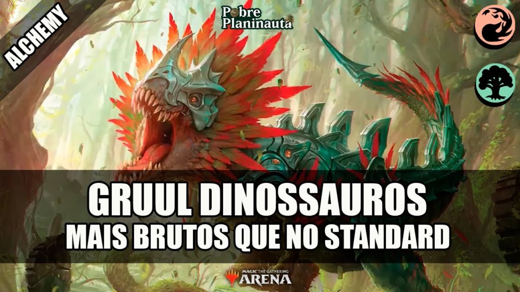 DINOS PARRUDOS COM MUITO RAMP – Gruul Dinosaurs – MTG Arena- Alchemy ...