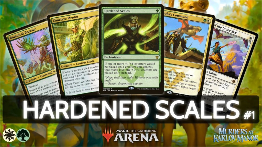 ⚪🟢 Hardened Scales, 57% Win Rate, part 1 | MTG Arena | Explorer | BO3 ...