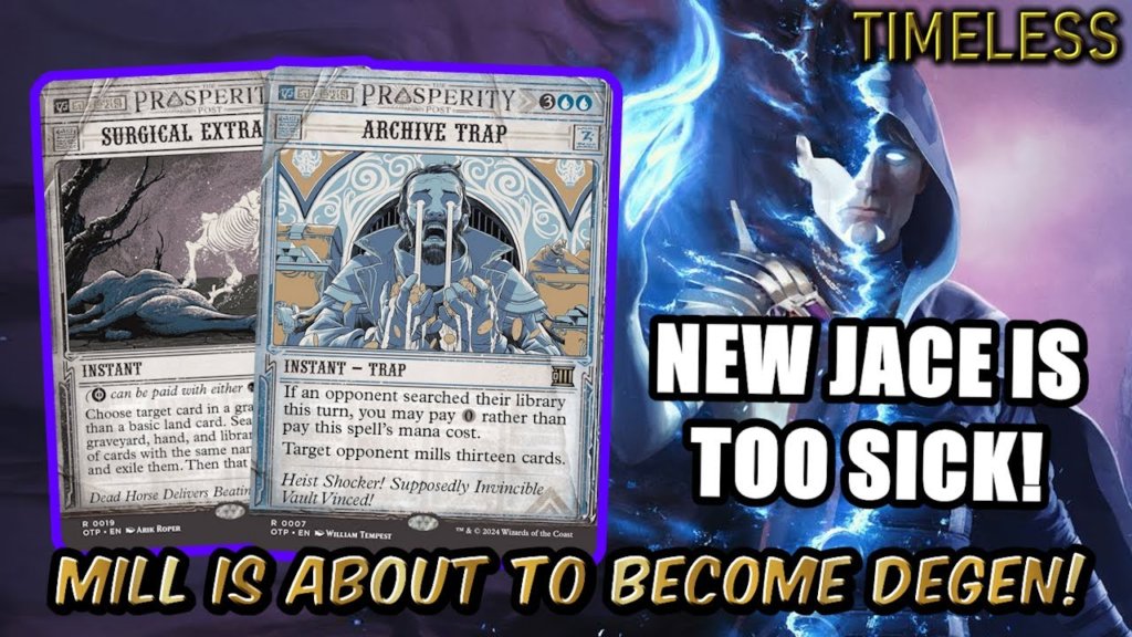 Mill Is The New Degenerate Deck! New Jace Is Too Sick! | Timeless BO3 ...