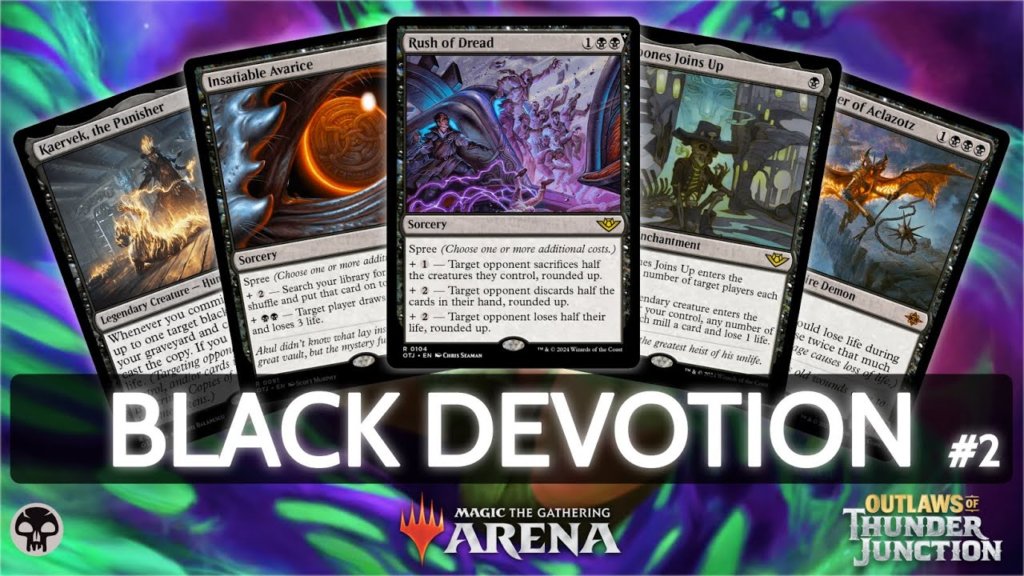 ⚫ Mono Black Devotion, part 2 | MTG Arena | Explorer | BO3 | Outlaws of ...