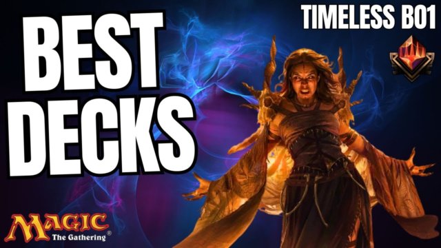 Best Decks in MTG Arena Timeless Best of One (Bo1) | Thunder Junction # ...