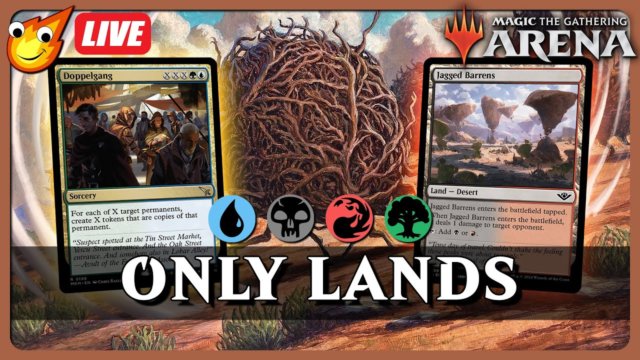 🔴 LIVE | Thunder Junction Alchemy & a Burn Deck Using ONLY LANDS! | MTG ...