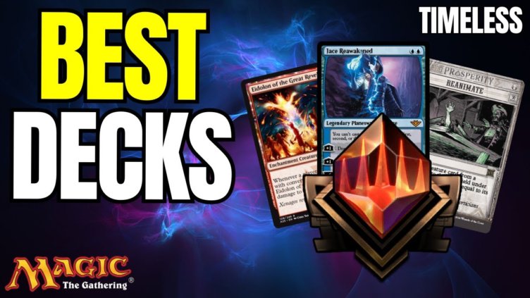 Top 10 Best Decks MTG Timeless | MTGA Ladder Win Rate Data | MTGアリーナデッキ保管庫
