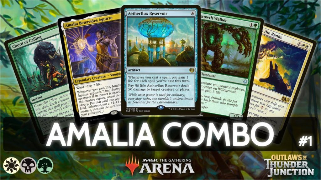 ⚪⚫🟢 Abzan Amalia Combo, part 1 | MTG Arena | Explorer | BO3 | Outlaws ...