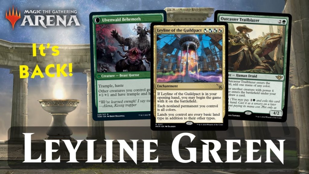 Mono Green Devotion with Leyline | Explorer Ranked | MTG Arena | MTG ...