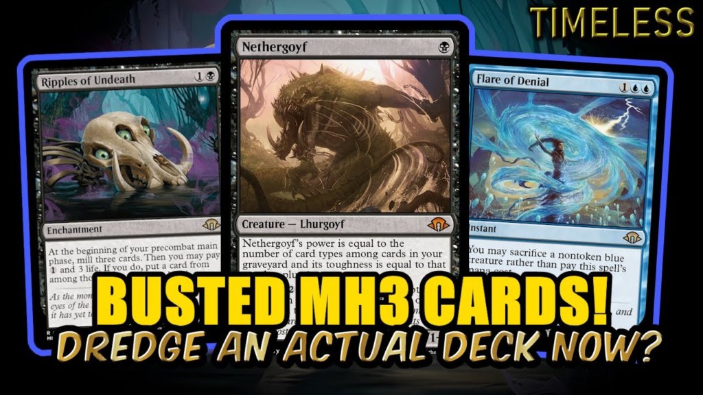 New Busted MH3 Cards For Dredge! Is Dredge A Deck Now? Day 1 MH3 ...