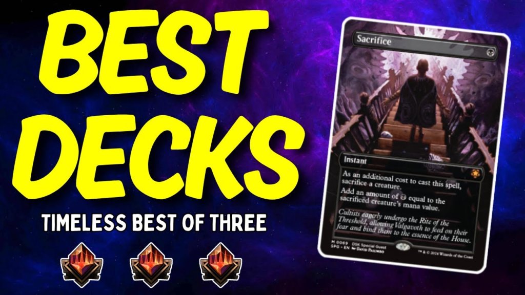 Meta Tier List 🏆| BEST MTG Timeless Best of Three (Bo3) Decks | Week 4 ...