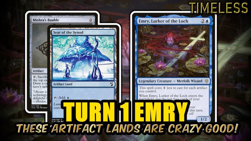 Artifact Lands Are Here In Timeless! Turn 1 Emry Too Consistent ...