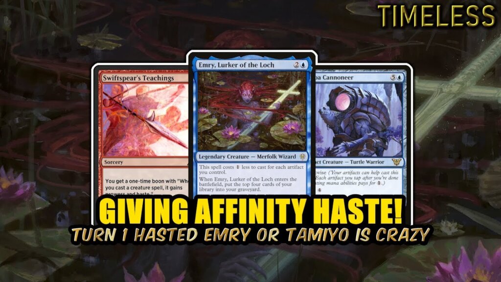 Giving Haste The Easy Way In Affinity! | Timeless BO3 | MTG Arena | MTG ...