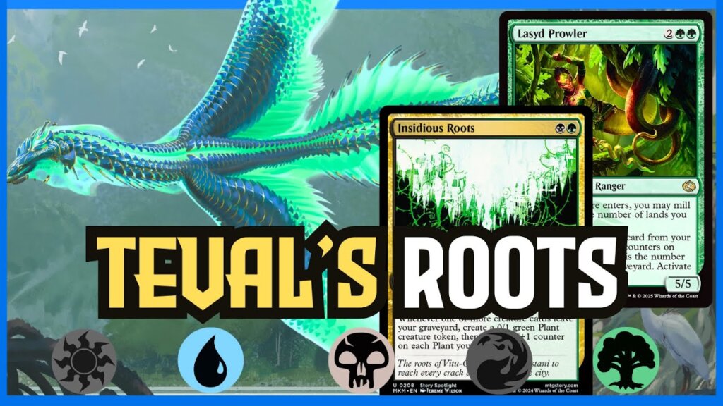 🟢⚫🔵Teval Is An Insidious Roots FINISHER! | MTG Arena Standard Sultai ...