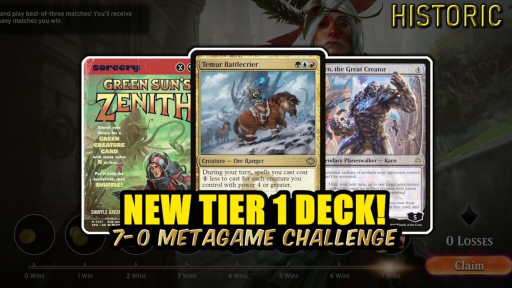 New Broken Tier 1 Deck On The Loose! Temur Battlecrier | Historic BO3 ...