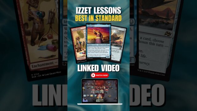 Best Izzet Lessons in MTG Arena Standard 2025? | Budget Aggro Deck Bo1 ...