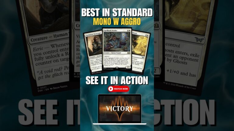 Mono-White Aggro DOMINATES Standard Bo1 | MTG Arena Gameplay & Deck ...