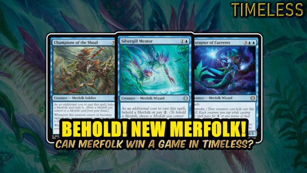 BEHOLD! New Merfolk! Does Merfolk Stand A Chance In Timeless ...