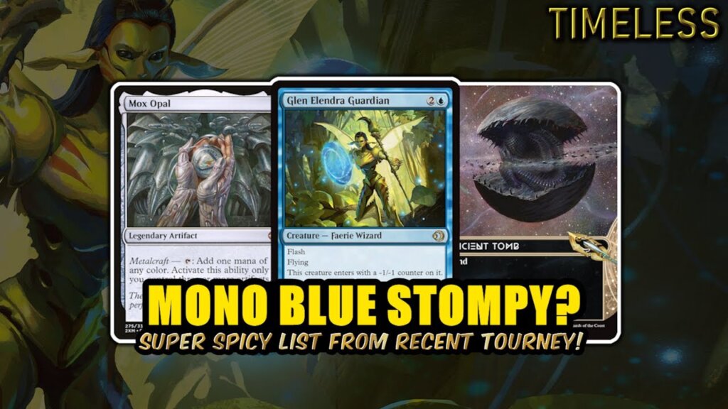 Mono Blue Stompy Is A Thing Now? | Timeless BO3 | MTG Arena | MTGアリーナデッキ保管庫