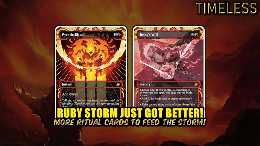Ruby Storm Just Got Better! NEW Ritual Cards For Storm! | Timeless BO3 ...