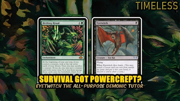 Survival of Fittest Got Powercrept? Abzan Eyetwitch Ritual | Timeless ...